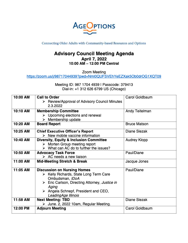 Downloadable Resources - AgeOptions