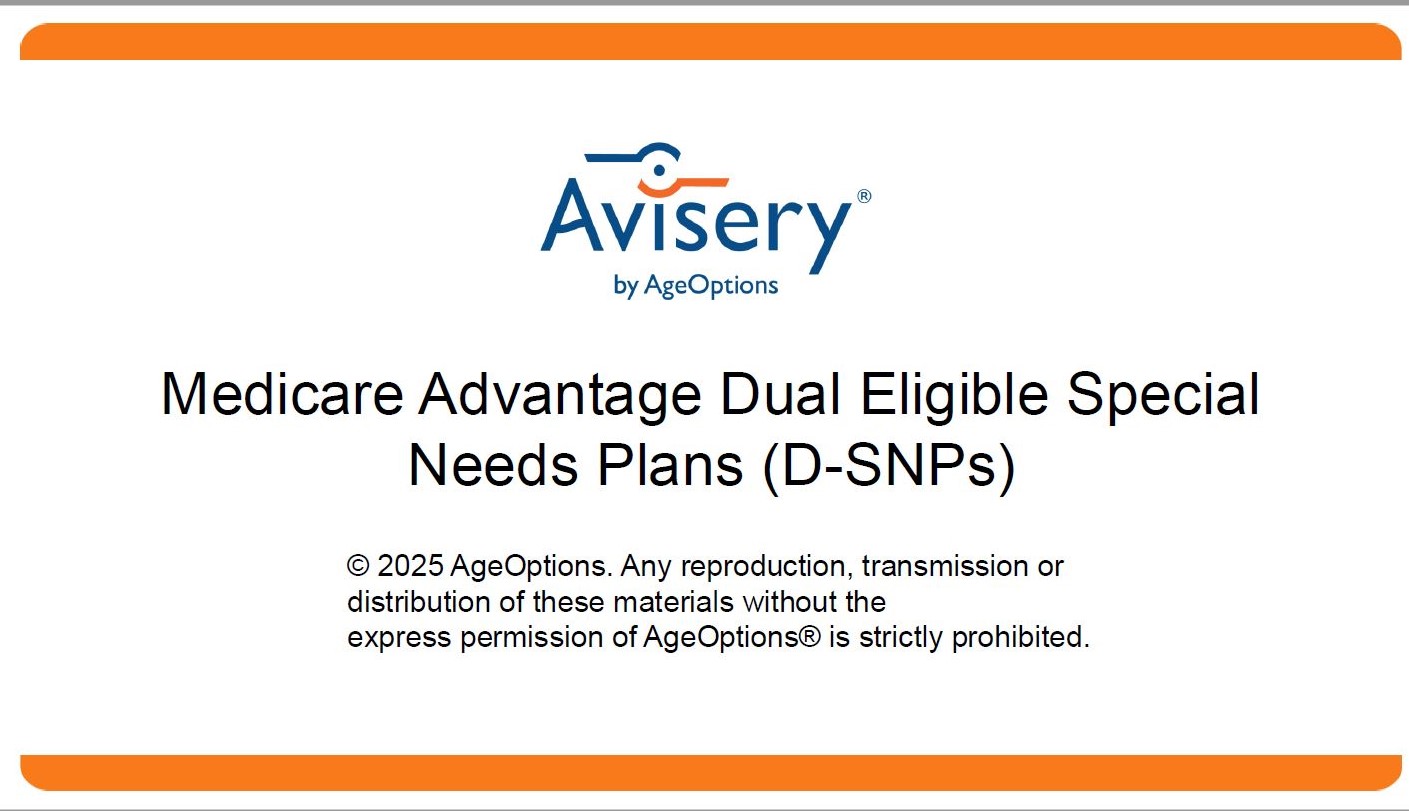 Avisery On Demand Training on Illinois D-SNPs - AgeOptions